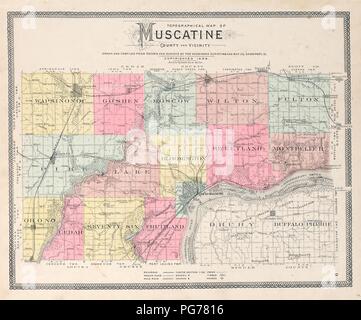 Atlas of Muscatine County, Iowa - containing maps of villages, cities ...