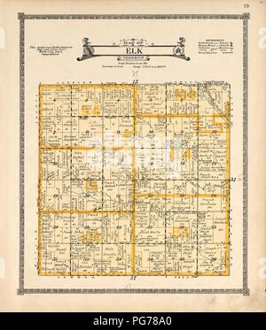 Atlas of Saunders County, Nebraska - containing maps of townships of ...
