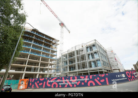 Caton Court student accomodation being built in Lancaster Lancashire ...