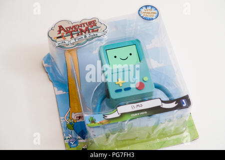 Adventure Time BMO (Beemo) toy in package - USA Stock Photo - Alamy