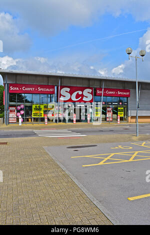 The ScS furniture store at Bridgend Retail Park,Bridgend S.Wales Stock ...
