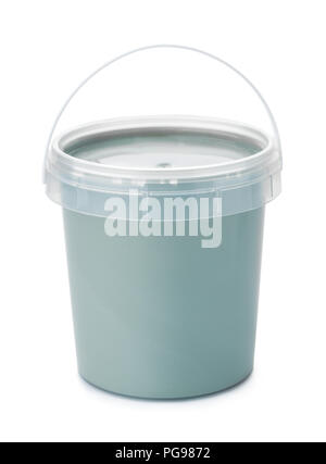 Smear of cosmetic clay on a white background Stock Photo - Alamy
