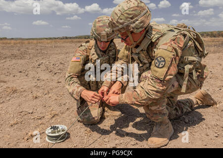 Task Force Raider combat engineers detonate hasty crater barriers ...