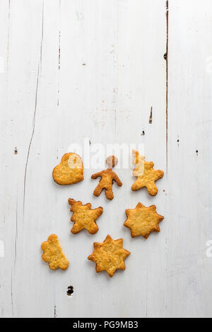 Home made cookies laid out on a table Stock Photo - Alamy