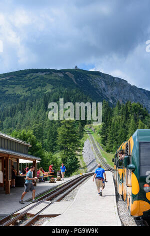 Puchberg am Schneeberg: train of Schneebergbahn (Schneeberg Railway ...