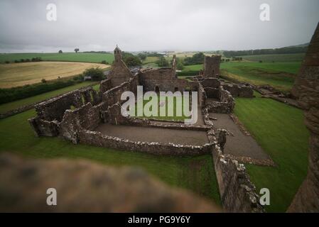 The Tower at Crossraguel Abbey, old ruins in Maybole, Ayrshire ...