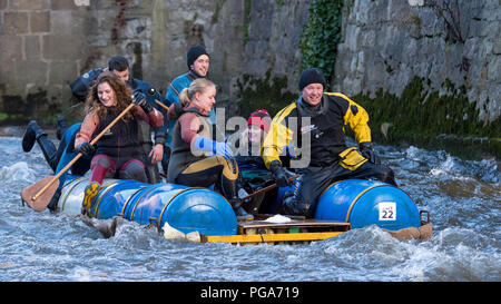 Participants In The Matlock Boxing Day Raft Race 2016 Matlock ...