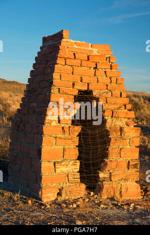 Fireplace on CCC Camp Sheldon, Sheldon National Wildlife Refuge, Nevada ...