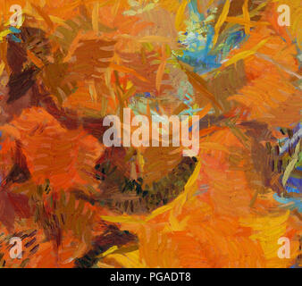 Impressionism wall art print. Vincent Van Gogh style oil painting ...