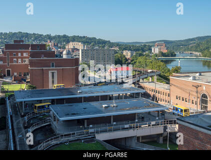 PRT station at West Virginia University in Morgantown WV Stock Photo ...