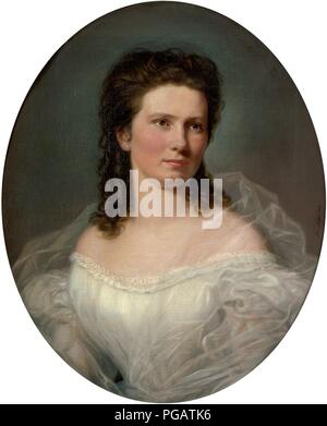 A portrait of August Prinzhofer by Nina Kienzel, featuring detailed ...