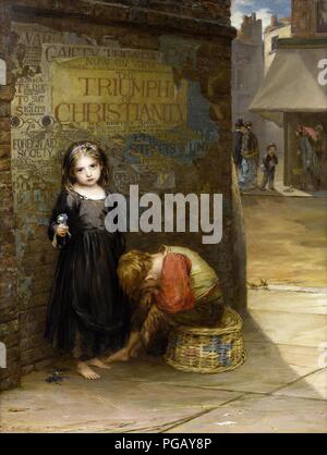 'Uncared For' (1871) by Augustus Edwin Mulready is a poignant oil ...
