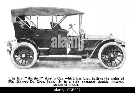 The Austin Motor Co First Finished Car refers to the earliest completed ...