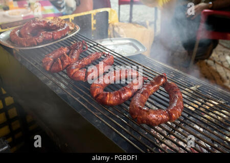 Chourico Caseiro, a classic Portuguese sausage Stock Photo - Alamy