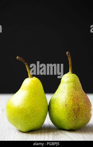 Tasty fresh pears, side view. Close-up. Organic fruits Stock Photo - Alamy