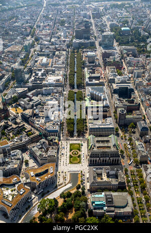 Luftbild, Deutsche Oper am Rhein, Wyndham Duisburger Hof mit ...