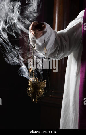 church incense burner Stock Photo - Alamy