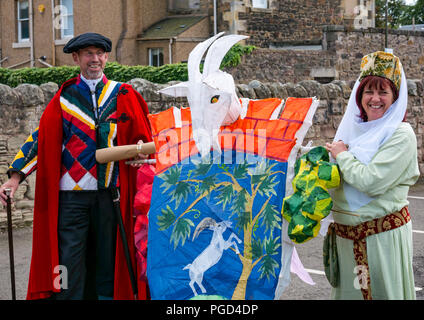 Medieval goat costume Stock Photo - Alamy