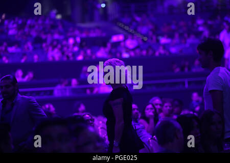 Marisela. Mexican singer Juan Gabriel, during his concert on the night ...