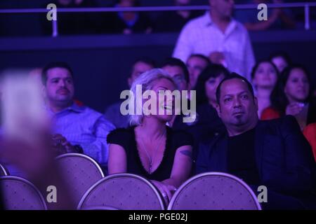 Marisela. Mexican singer Juan Gabriel, during his concert on the night ...