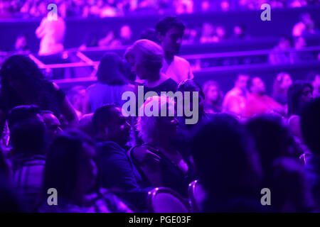 Marisela. Mexican singer Juan Gabriel, during his concert on the night ...