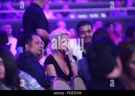 Marisela. Mexican singer Juan Gabriel, during his concert on the night ...