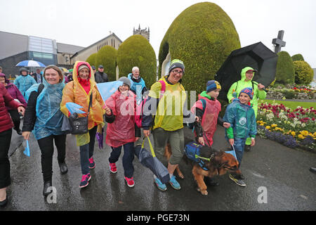 Pilgrims arrive at Knock Holy Shrine, in County Mayo Where Pope Francis ...