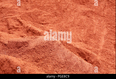 Red brick powder after constructing work Stock Photo - Alamy