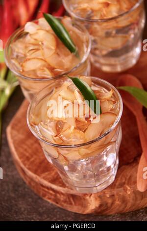 Es Pala Bogor, the traditional dessert drink of iced nutmeg fruit ...