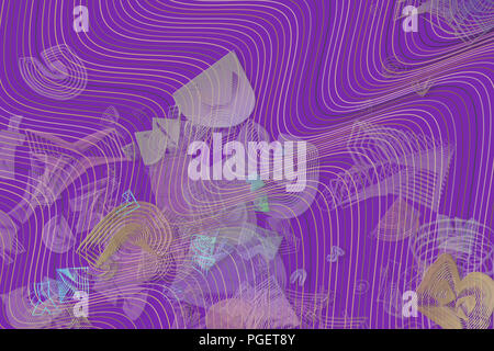 Artistic blended messy shapes background pattern abstract Stock Photo ...