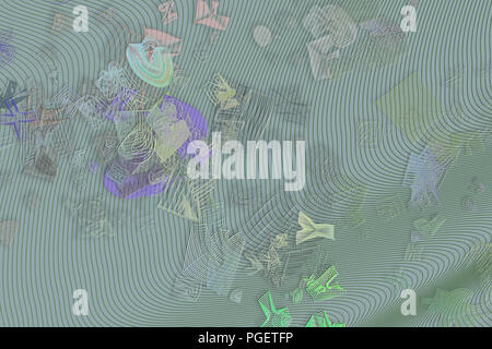 Artistic blended messy shapes background pattern abstract Stock Photo ...