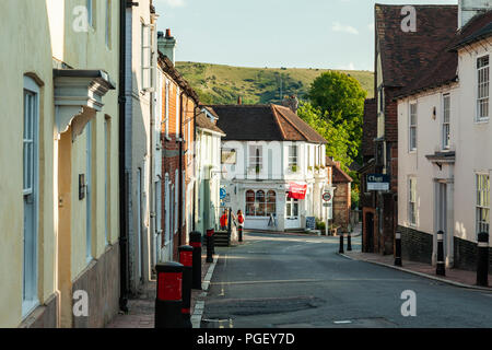 Summer evening in Ditchling village, East Sussex, England Stock Photo: 216687621 - Alamy