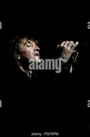 French singer Cali performing at the Nuits du Botanique festival in ...