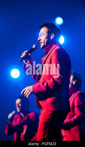 Flemish popular music band De Romeo's in concert at the ...