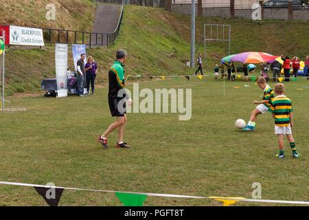 Cork, Ireland. 25th Aug, 2018. Street Preformers Draw Huge Crowds. Huge ...