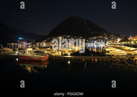 panoramic downtown Lugano, Switzerland Stock Photo: 170800034 - Alamy