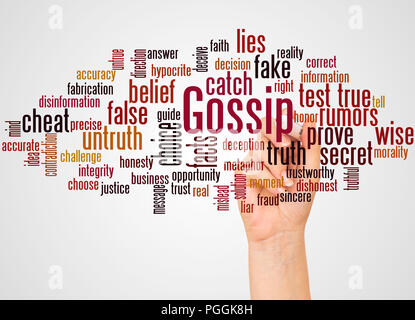 Gossip concept word cloud background Stock Photo - Alamy