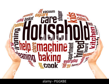 Housekeeping word cloud concept on white background Stock Photo ...