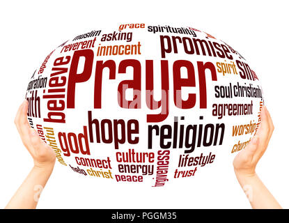 Prayer word cloud Stock Photo - Alamy