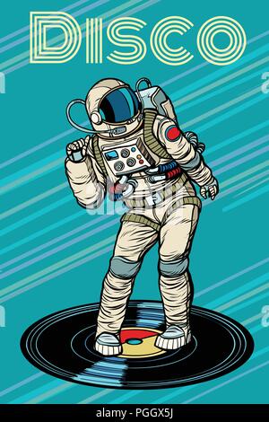 Disco. Astronaut dances Stock Vector Image & Art - Alamy