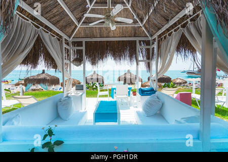 VIP area on the beach overlooking the sea Stock Photo - Alamy