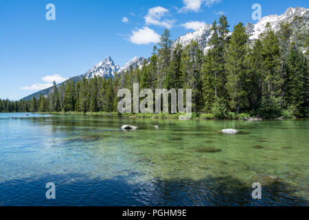String Lake Landscape, Grand Teton National Park, Jackson, Wyoming, USA ...
