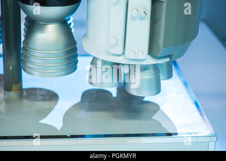 Modern Rocket Engine Nozzle Close-up Stock Photo - Alamy