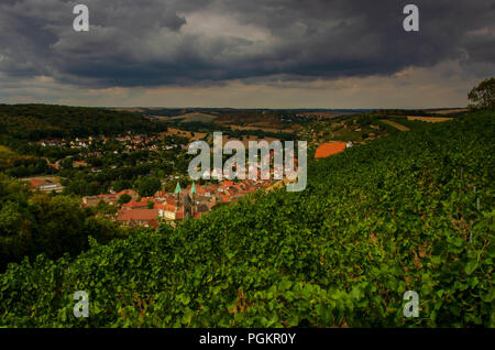 Freyburg Unstrut with a view of the Neuenburg Stock Photo - Alamy