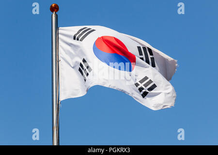 Flag of South Korea, Taegukgi Stock Photo - Alamy