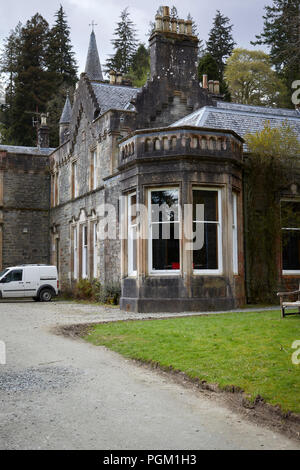 Benmore House current home of Benmore Outdoor Centre. Dunoon Stock ...