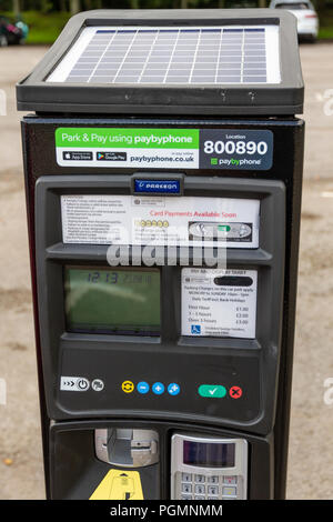 parking meter or pay and display machine for purchasing a ticket ...