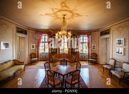 Beautiful rich classic interior of XIX century, old house Stock Photo ...