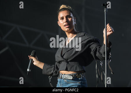 British R & B and pop singer and songwriter Rachel Keen aka Raye live ...