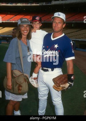 Corbin Bernsen, Oliver Bernsen and Amanda Pays during Hollywood All ...
